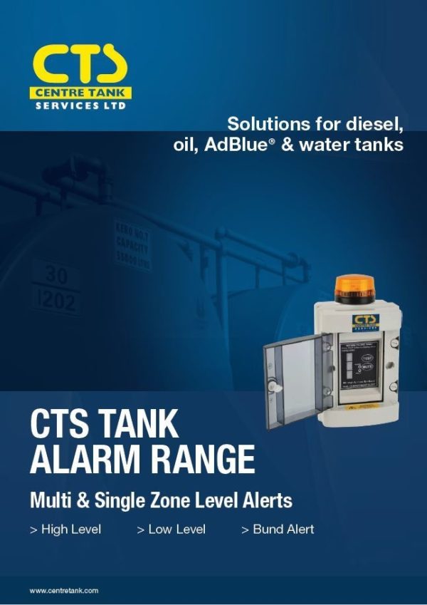 View the CTS Tank Level Alarm & Bund Alarm Brochure | CTS