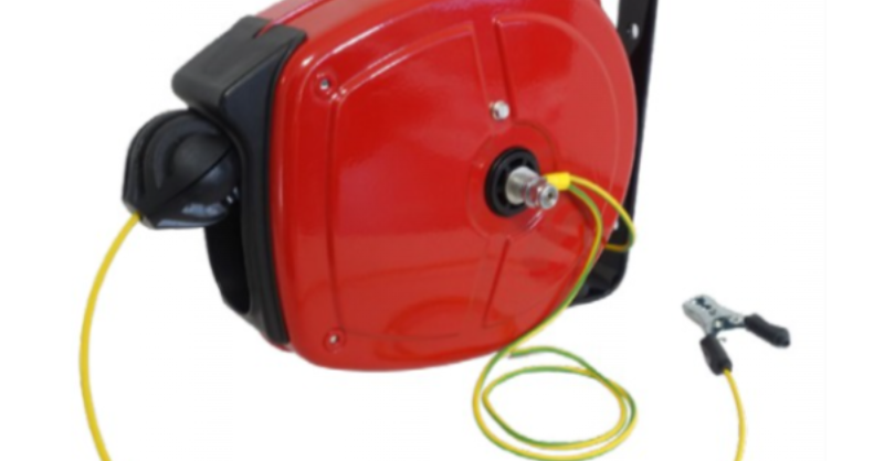 Retractable Grounding Cable Reels 22Kw Retractable 5M EV Car Charging