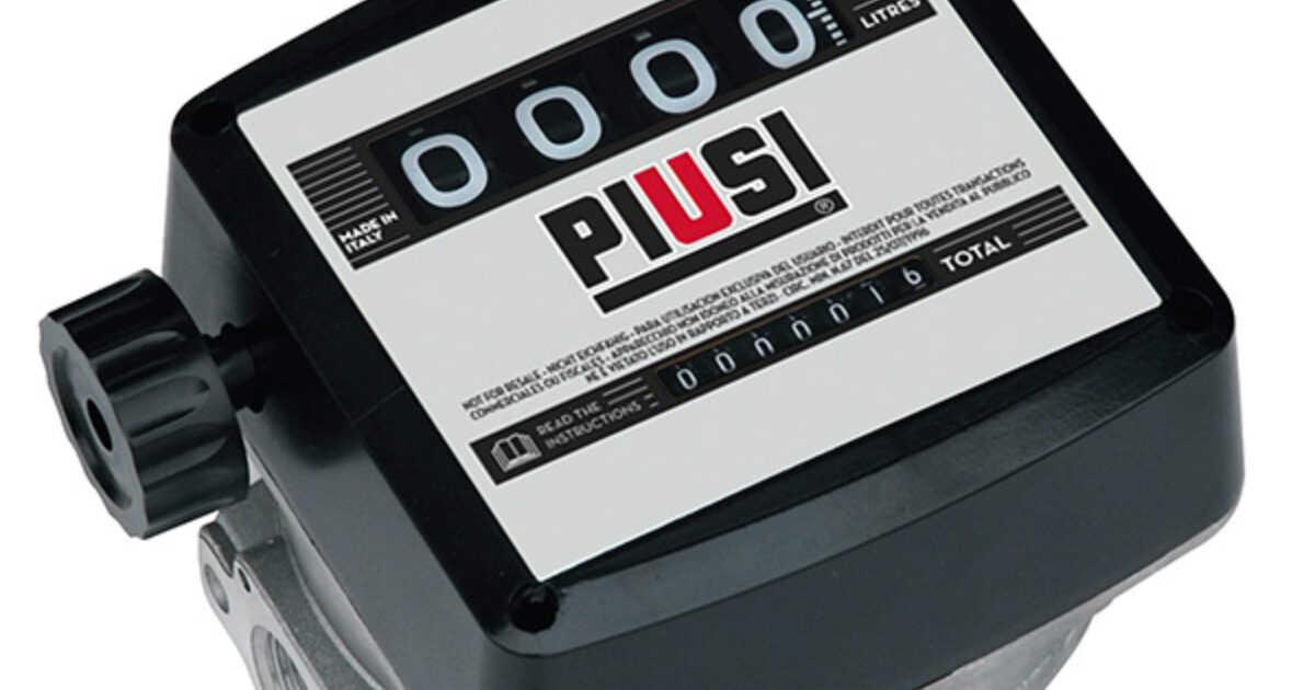 Piusi K44 Diesel Flow Meter & Mechanical Fuel Flow Meter | CTS