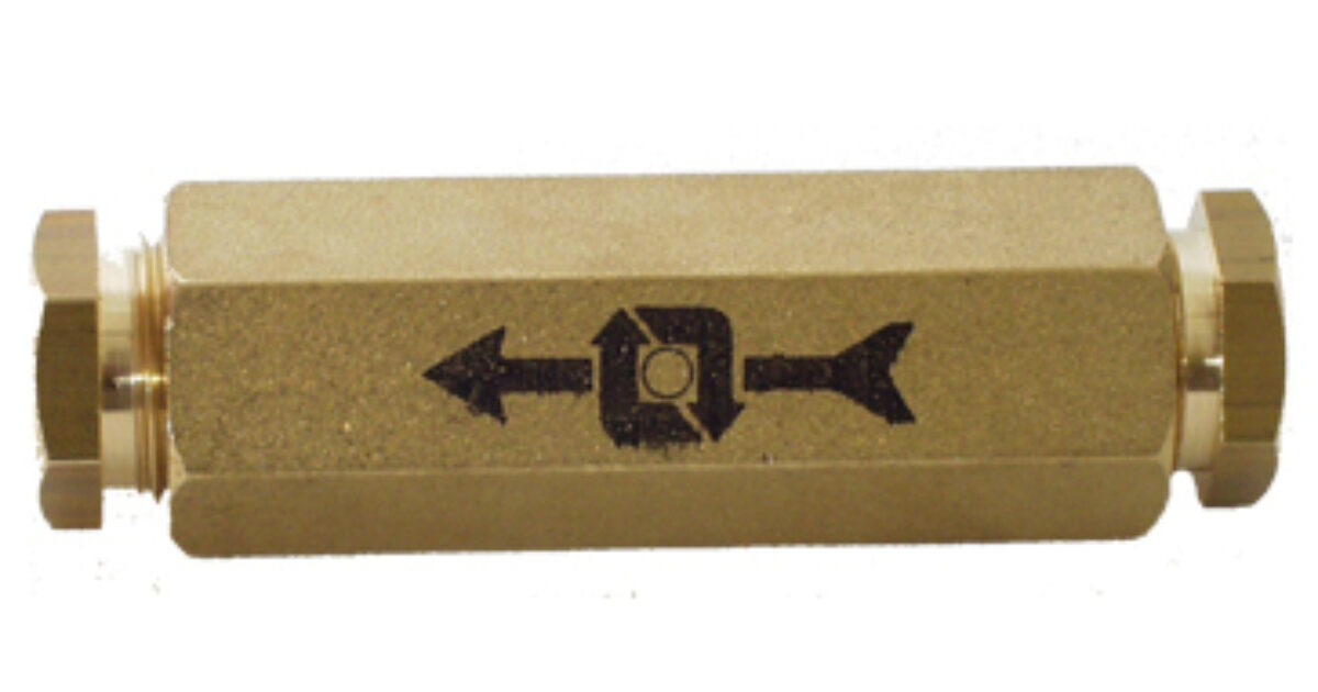 Oil Check Valve | Brass Non Return Valve | Non Return Valve | CTS