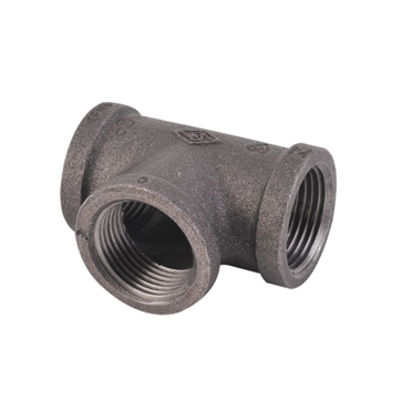 Equal Tee Malleable Iron Pipe Fittings | Black Iron | CTS