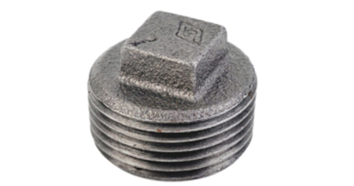 Male Plug Malleable Iron Pipe Fittings | Black Iron | CTS