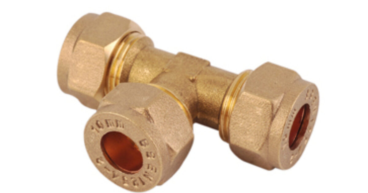 Equal Tee C x C x C Brass Compression Fittings | CTS
