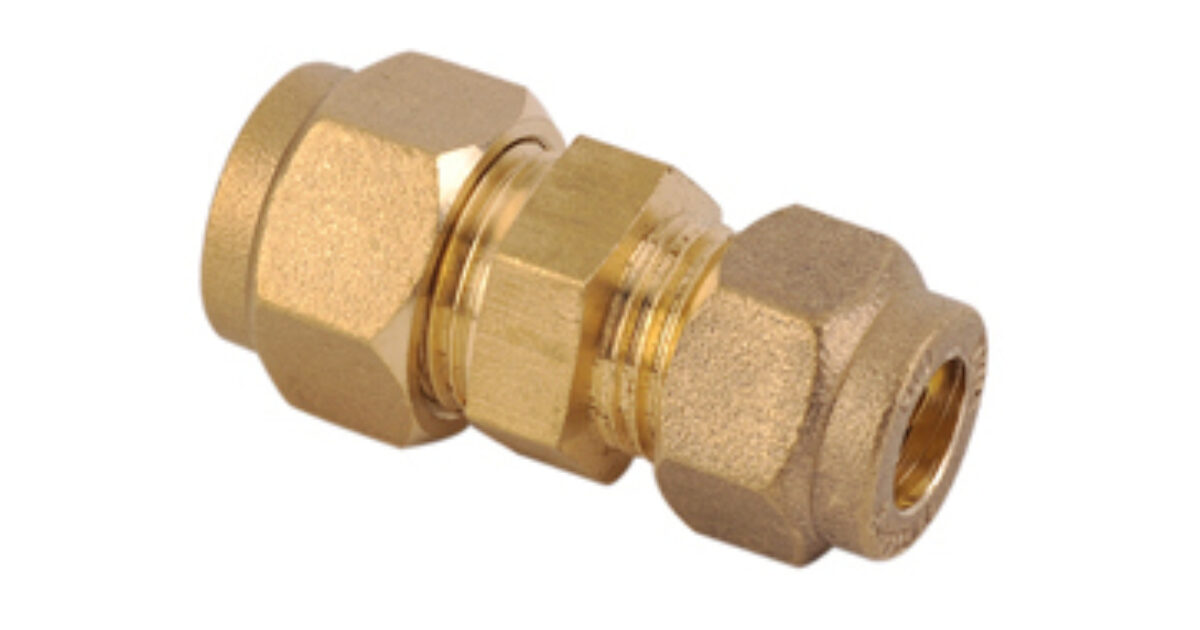 Straight Reducing Coupler Brass Compression Fittings | CTS
